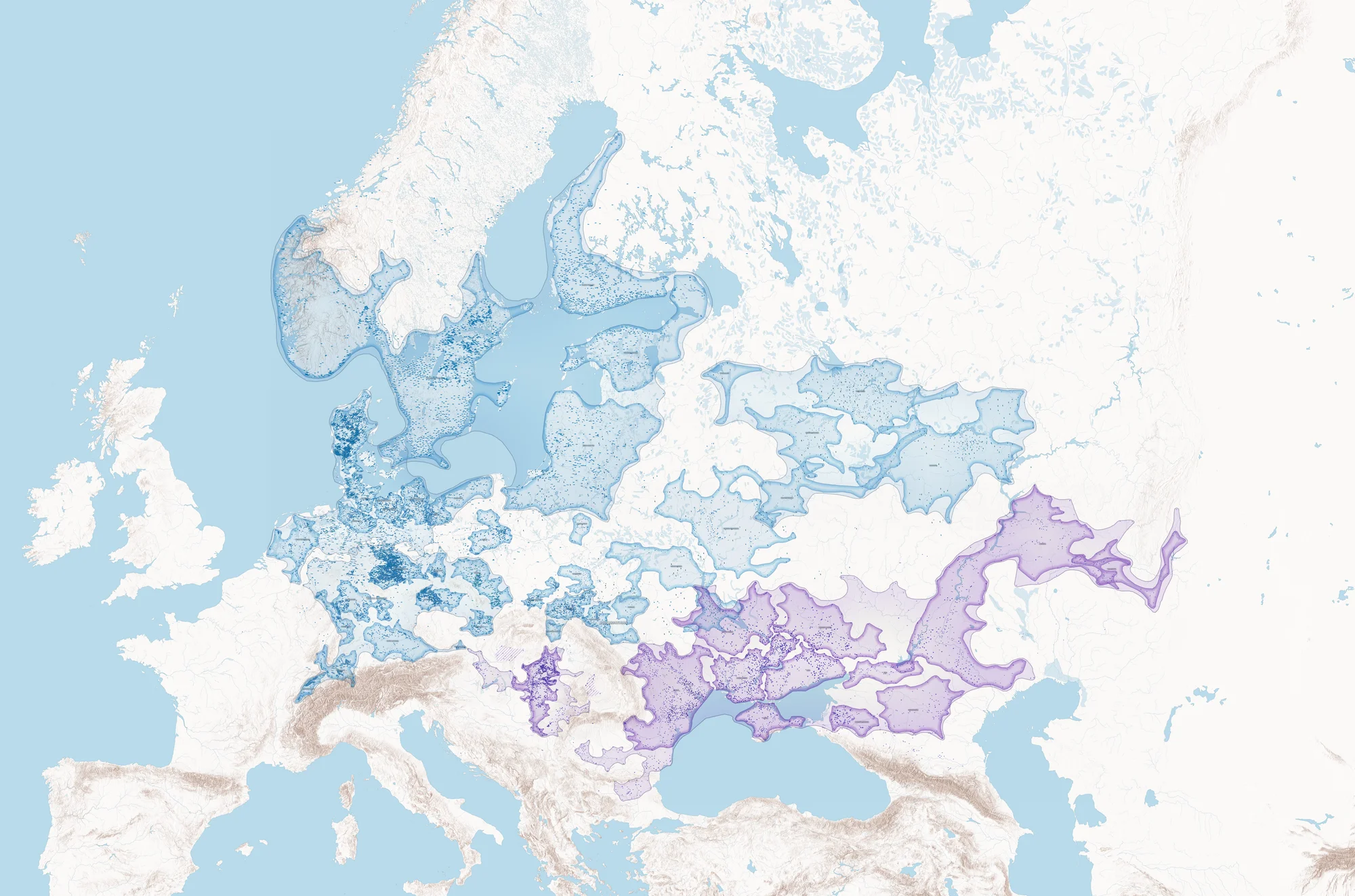 Corded Ware and Yamnaya | Maptism: Archaeological Culture Maps